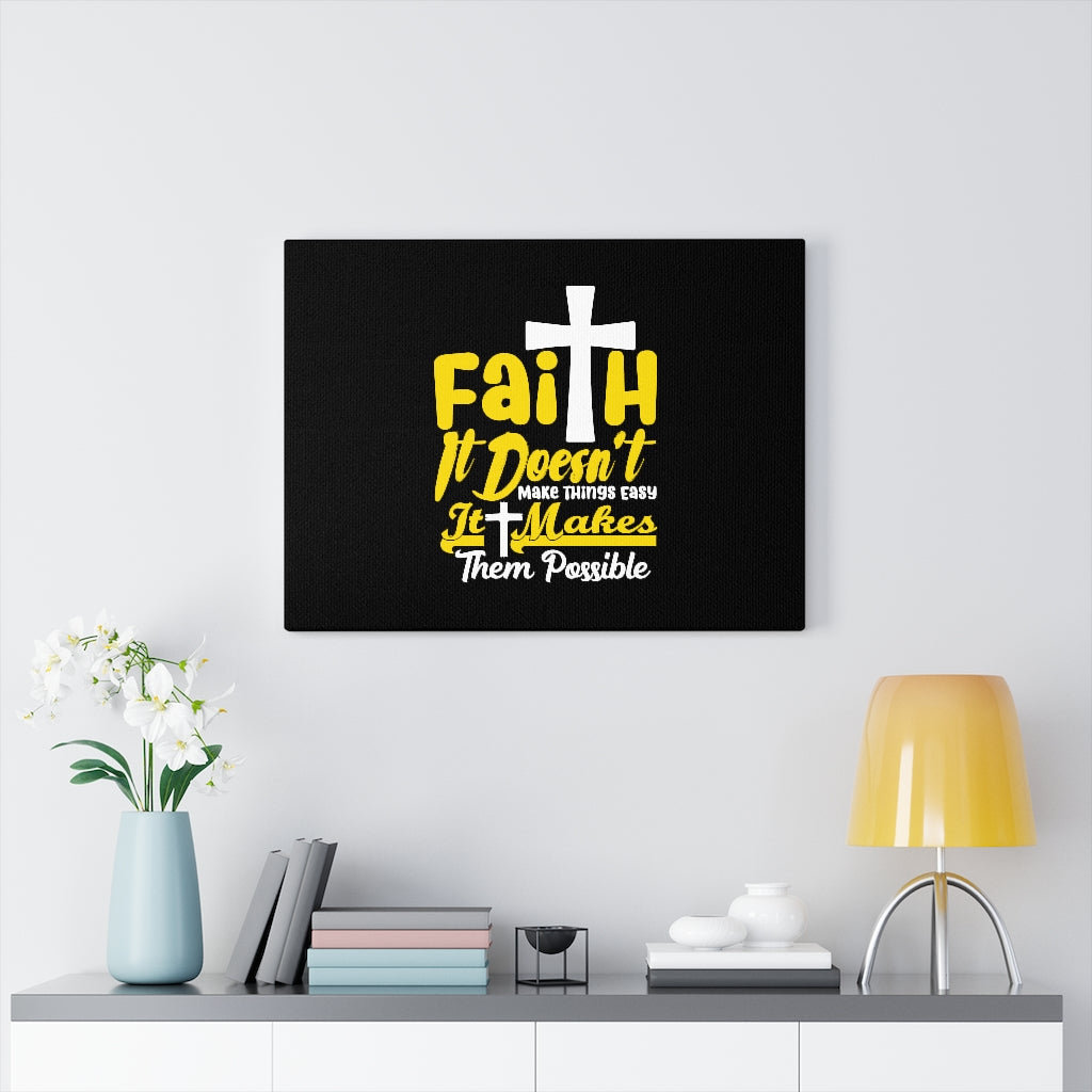 Trinx Faith Yellow Christian Wall Art Bible Verse Print Ready To Hang ...