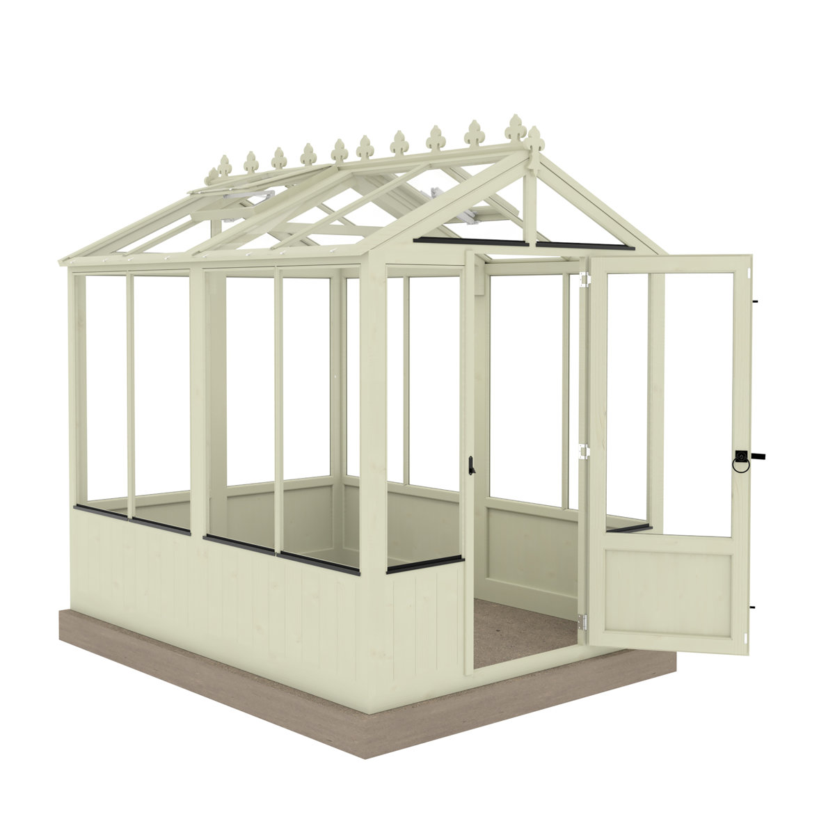 Shire GB Holkham 8 ft x 6 ft Greenhouse | Wayfair.co.uk
