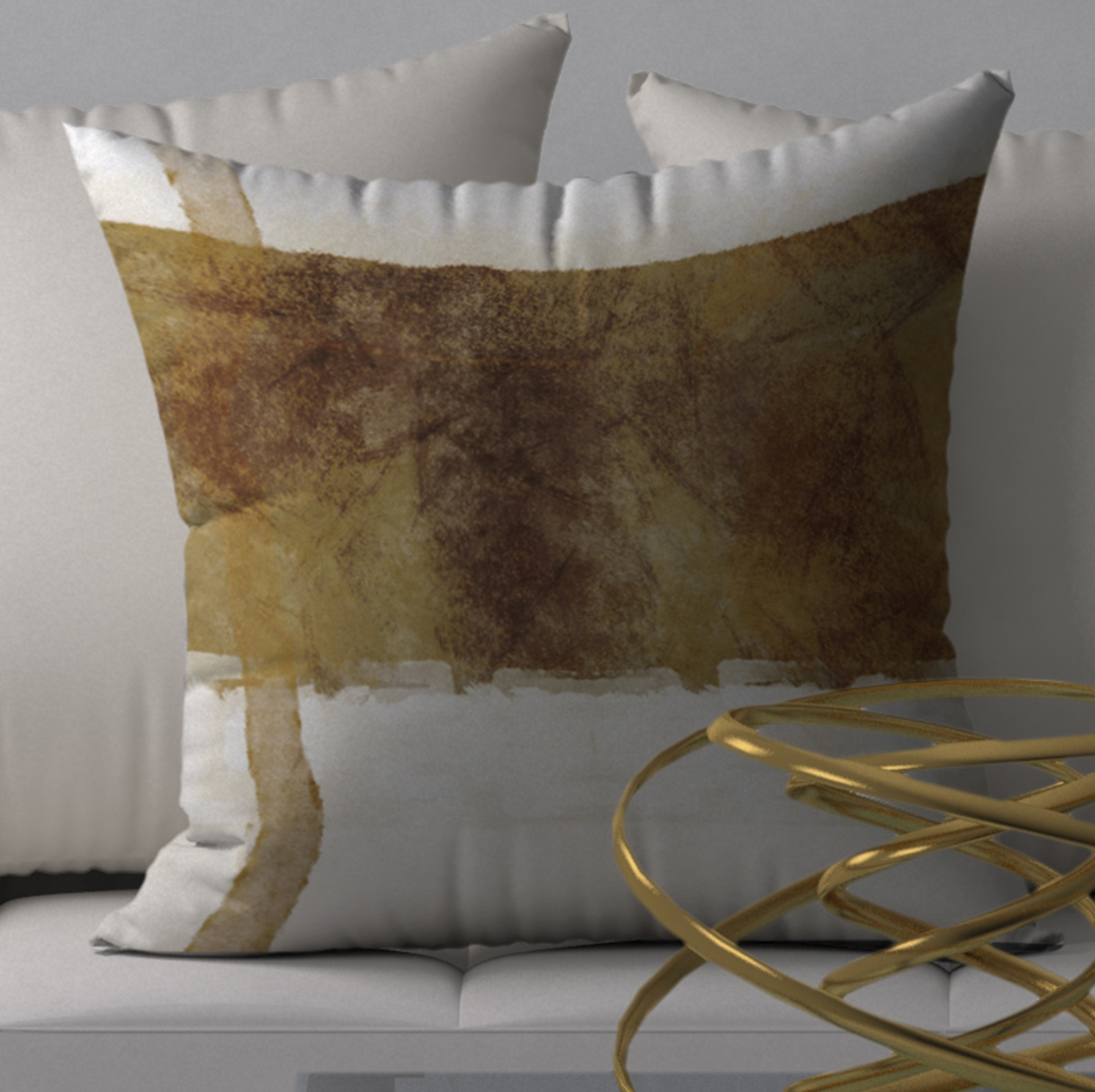 LeRoi Products Lucky Palate Decorative Square Pillow Cover & Insert ...
