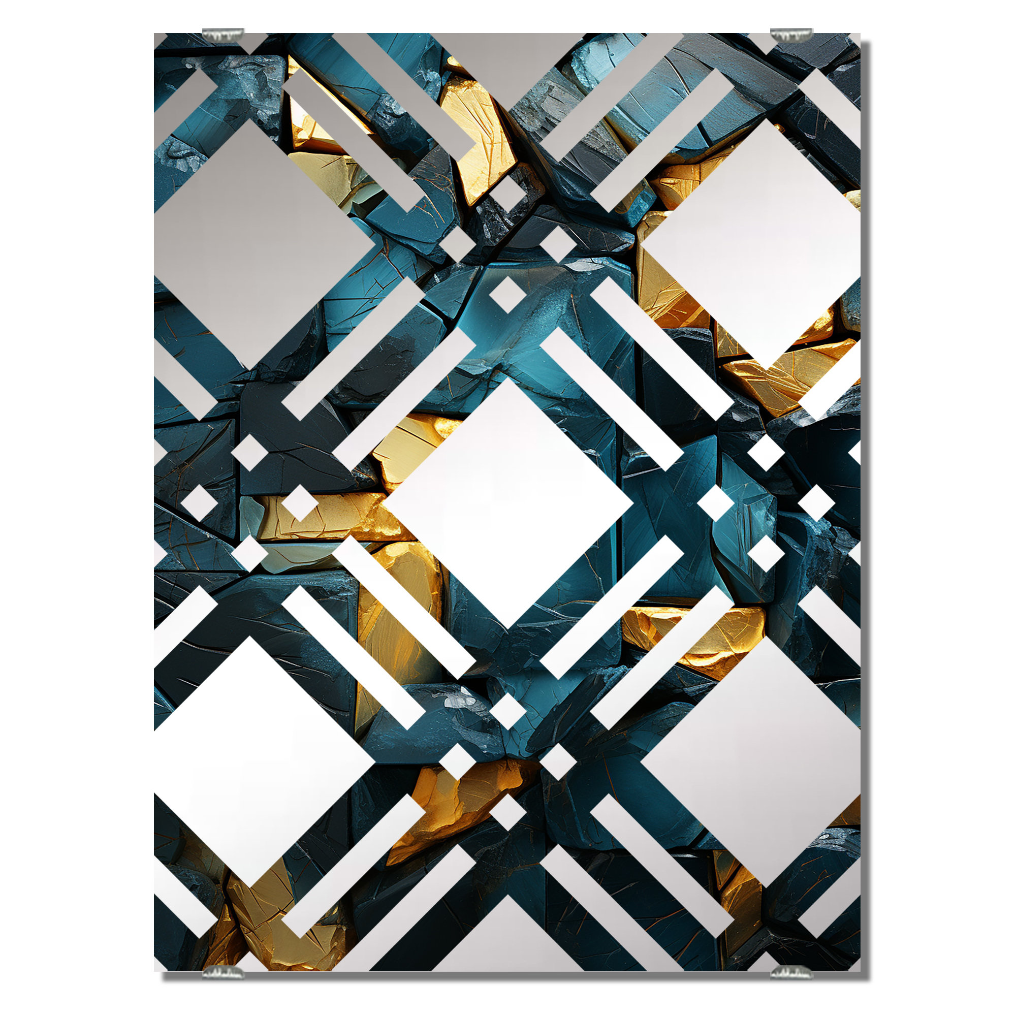 East Urban Home Sansom Rectangle Mirror | Wayfair