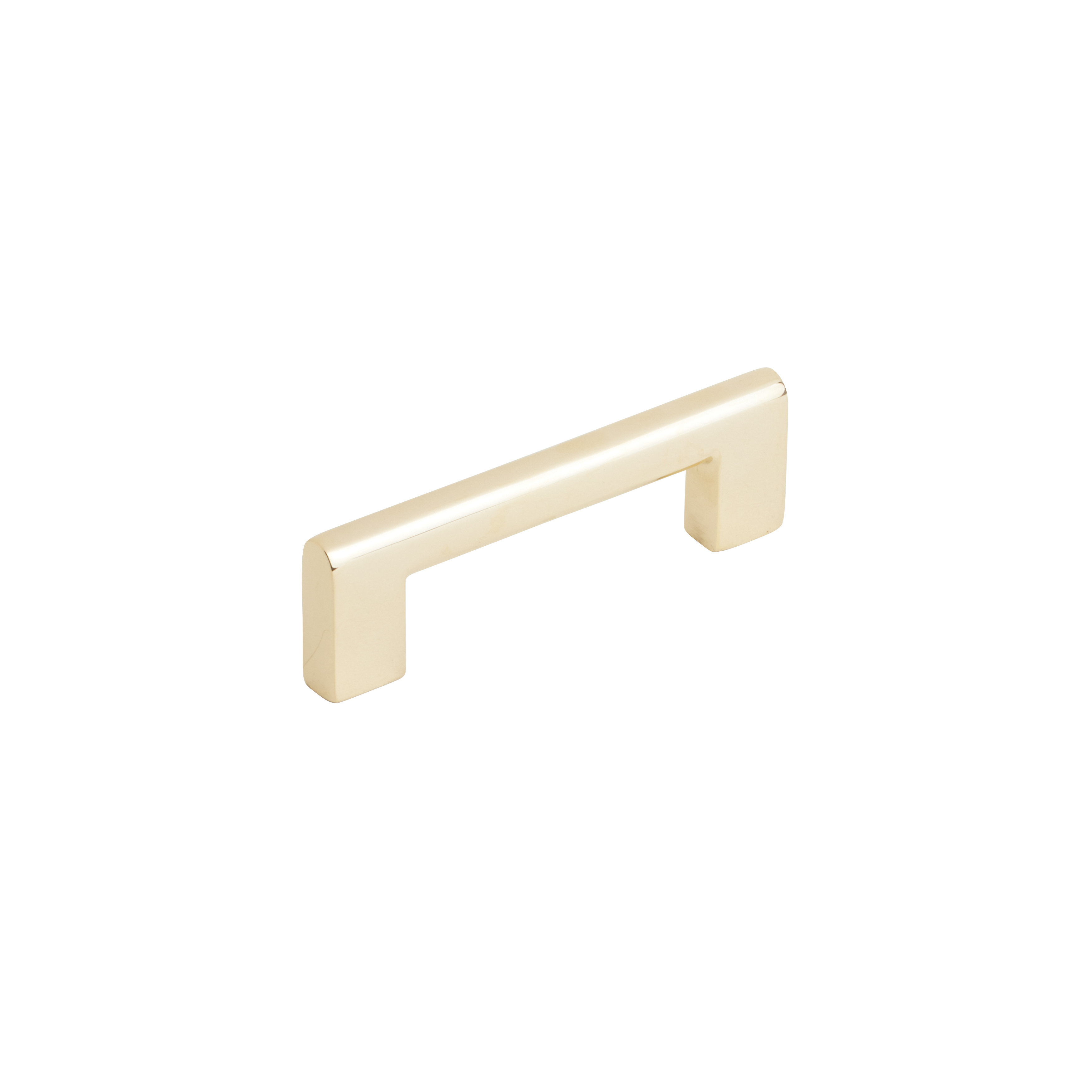 Emtek Trail Cabinet Pull 3-1/2" Center-to-Center, Unlacquered Brass ...