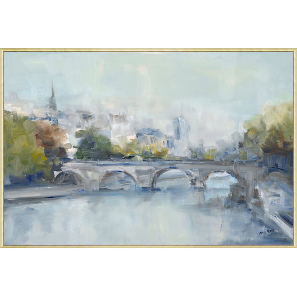 Wendover Art Group On the Seine - Floater Frame Print on Canvas | Perigold