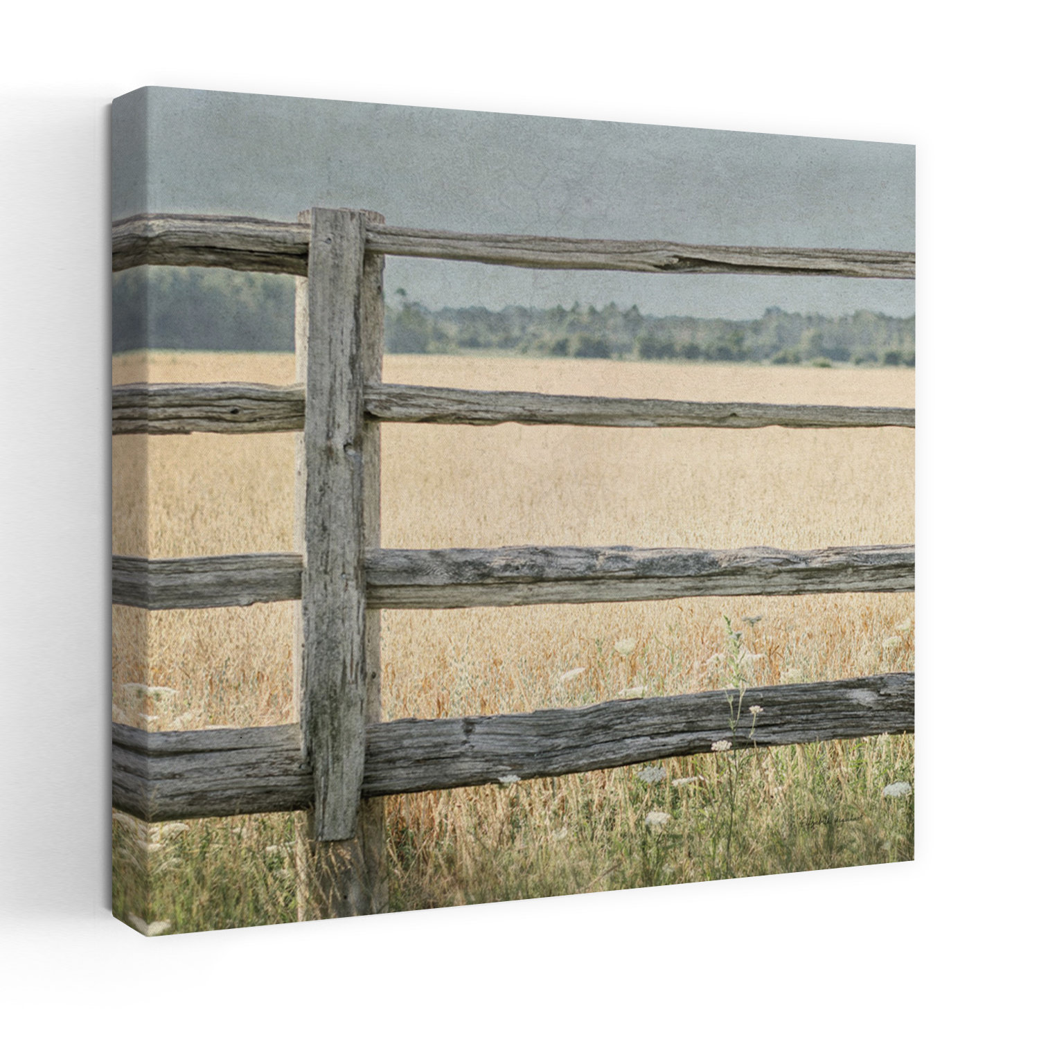 Ophelia & Co. Contemporary Neutral Country I Crop With Country Farm Art ...
