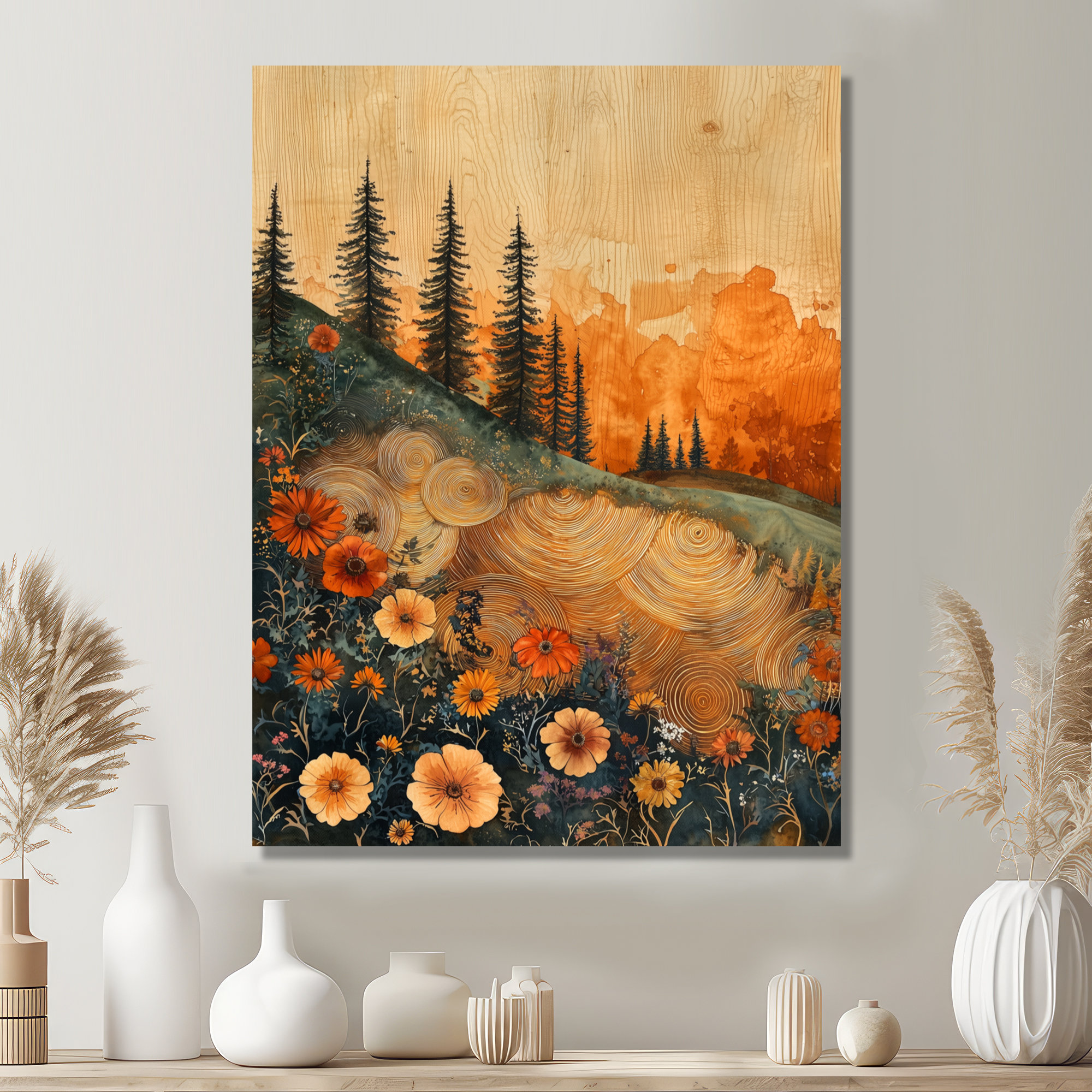 Winston Porter Barnish - Floral Canvas Prints | Wayfair