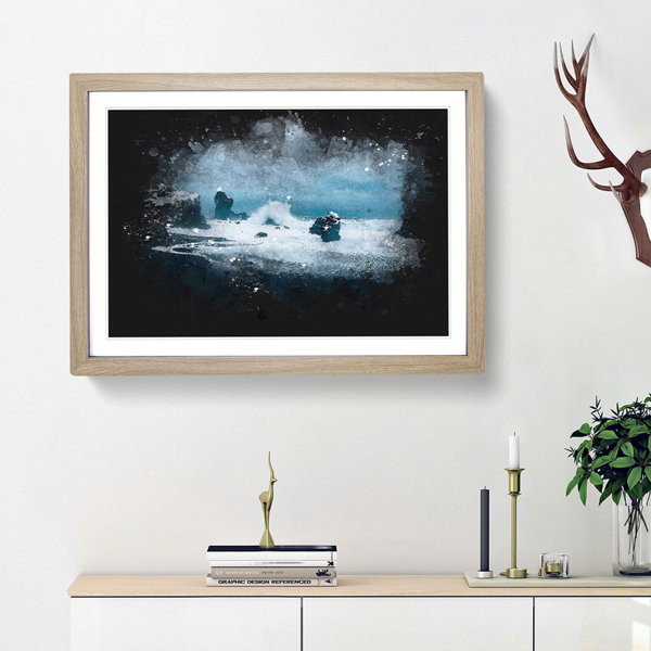 East Urban Home A Beach in Iceland - Picture Frame Graphic Art Print ...