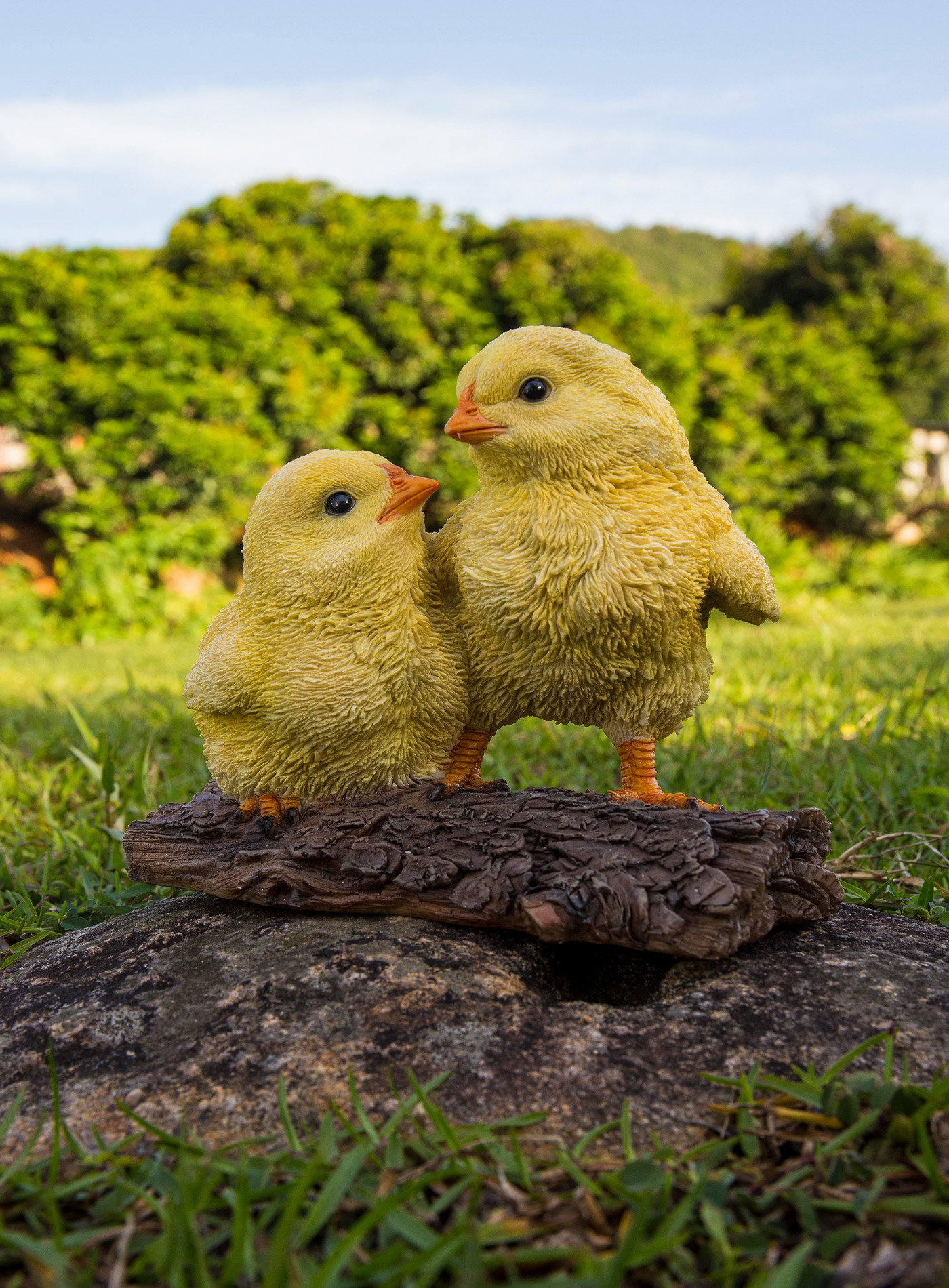 Hi-Line Gift Ltd. Playful Chicks Garden Statue | Wayfair