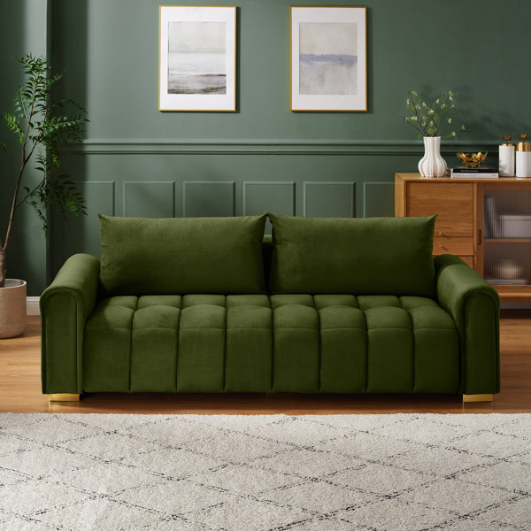 Mercer41 Zymari 87.79'' Upholstered Sofa - Wayfair Canada