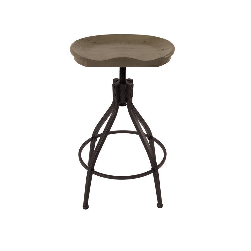 Homepop Maurice Backless Adjustable Stool | Wayfair