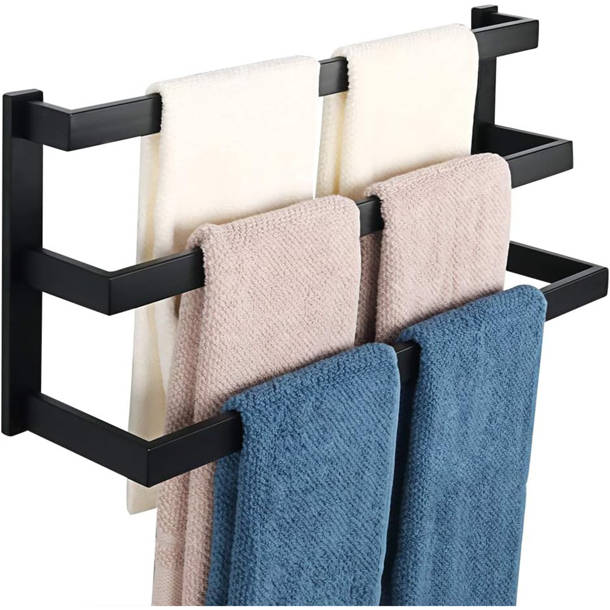 Aleasha Minimalist European And American Series Wall Towel Rack | Wayfair