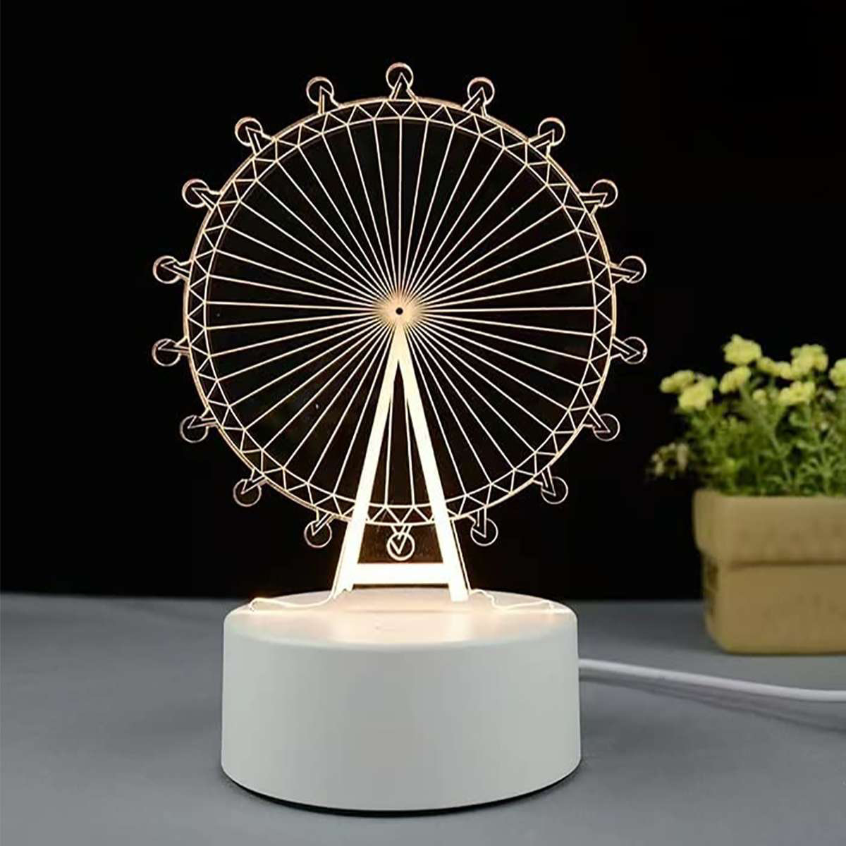 Deago 3D Ferris Wheel Night Light - Wayfair Canada
