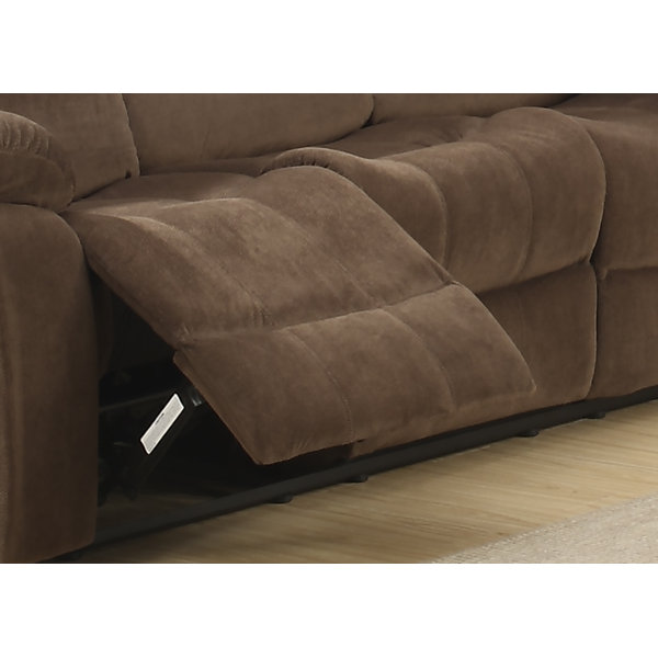 Red Barrel Studio® Kingsview 81'' Upholstered Reclining Sofa & Reviews ...