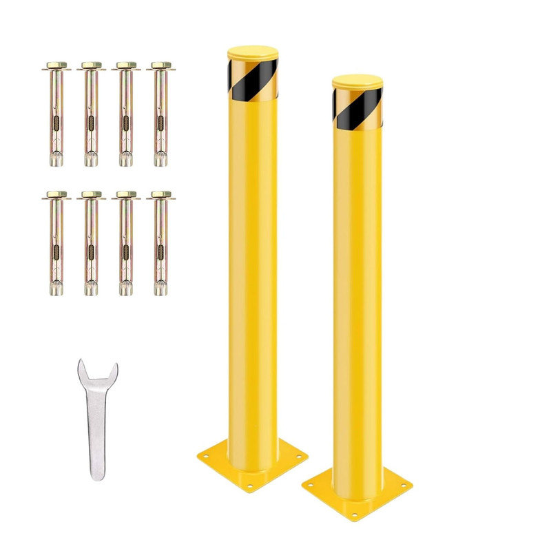 FXSGER 2PCS 36" H x 4.5" D Steel Bollards Posts | Wayfair.co.uk