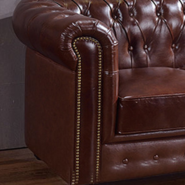 PopperLip 1 - Piece Faux Leather Reception Set | Wayfair