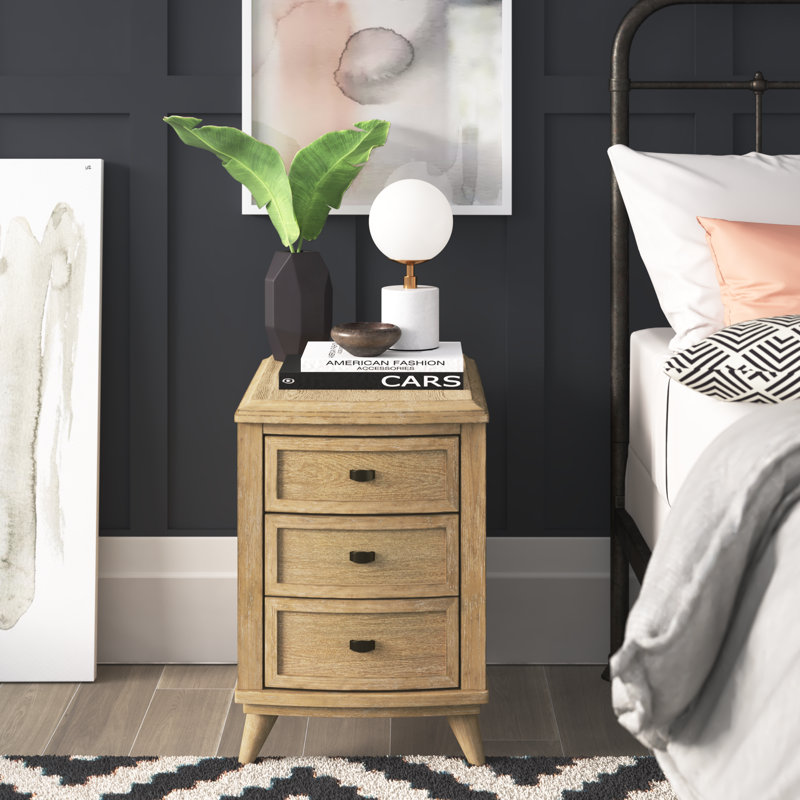 Corrigan Studio® Lamon 3 - Drawer End Table and Built-In Outlets ...