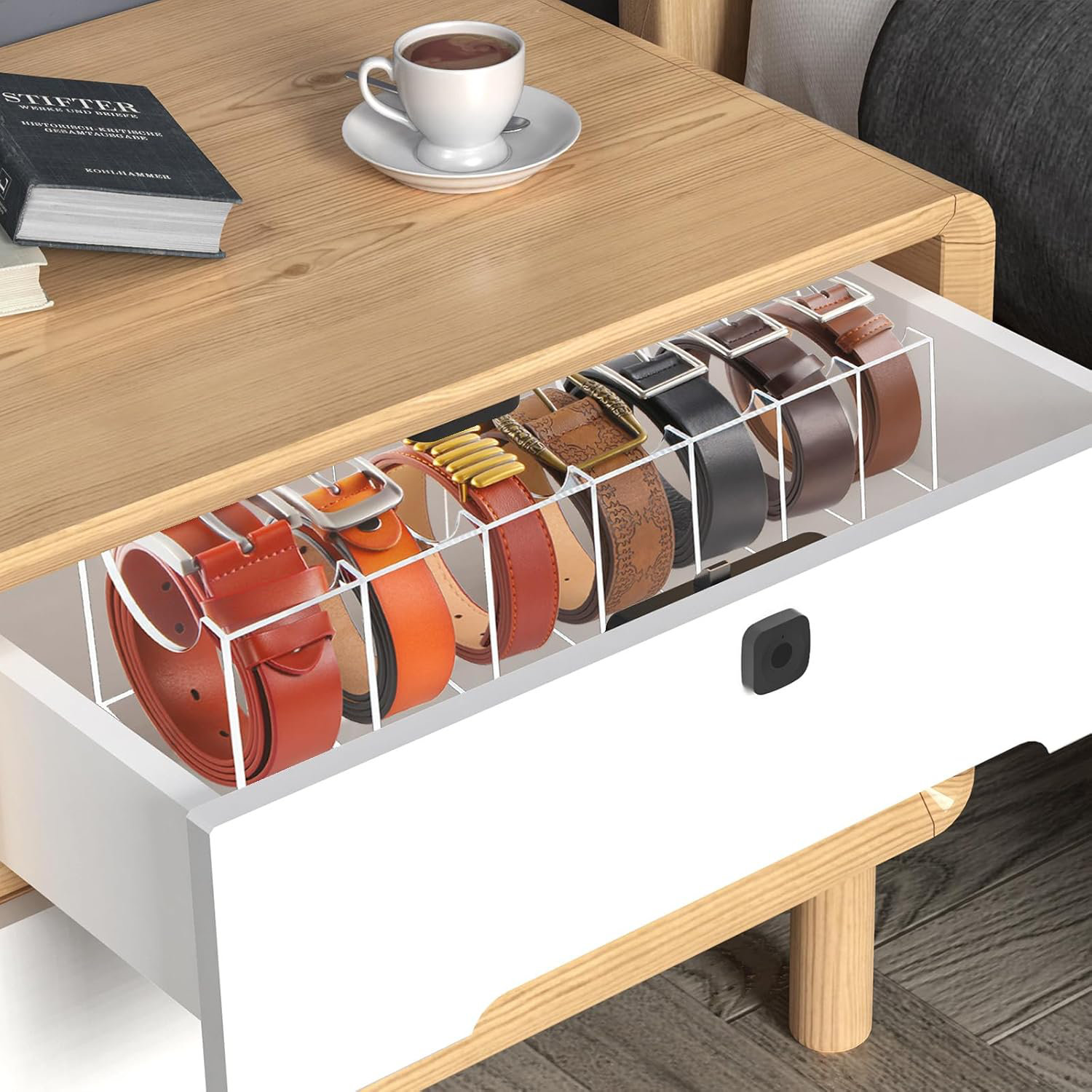 Hokku Designs 7 Compartments Belt Container Storage Holder | Wayfair