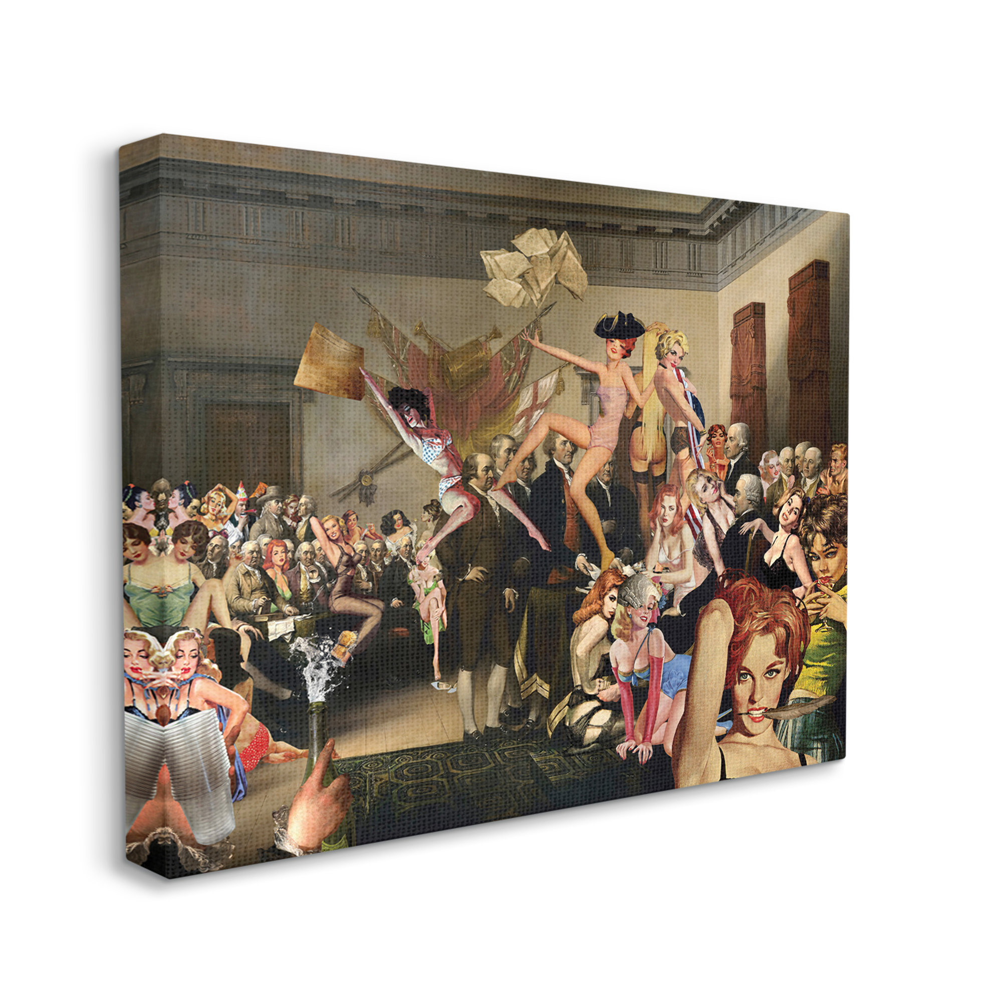Stupell Industries Classic Collage by Barry Kite Print | Wayfair