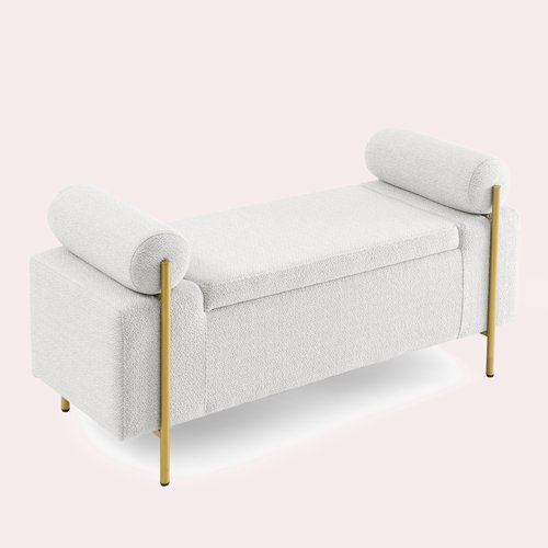 Upholstered White Storage Benches You'll Love | Wayfair