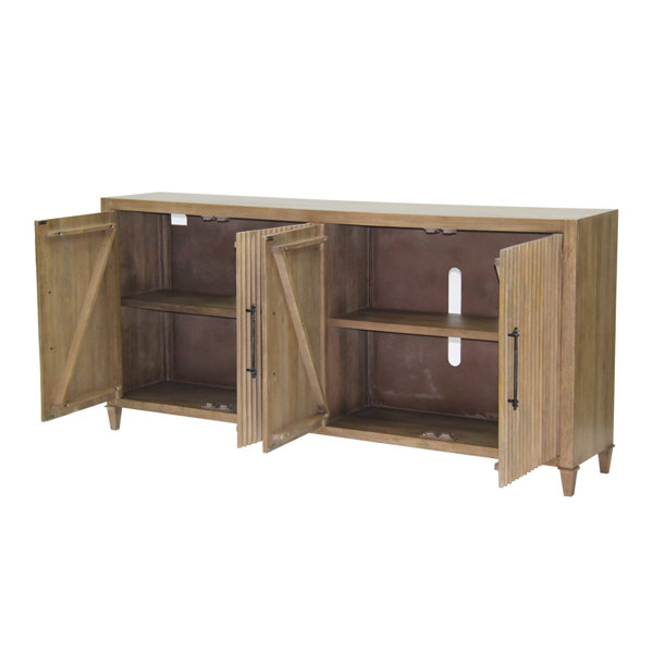 Joss & Main Feria Ailer Solid Wood TV Stand for TVs up to 78" & Reviews ...