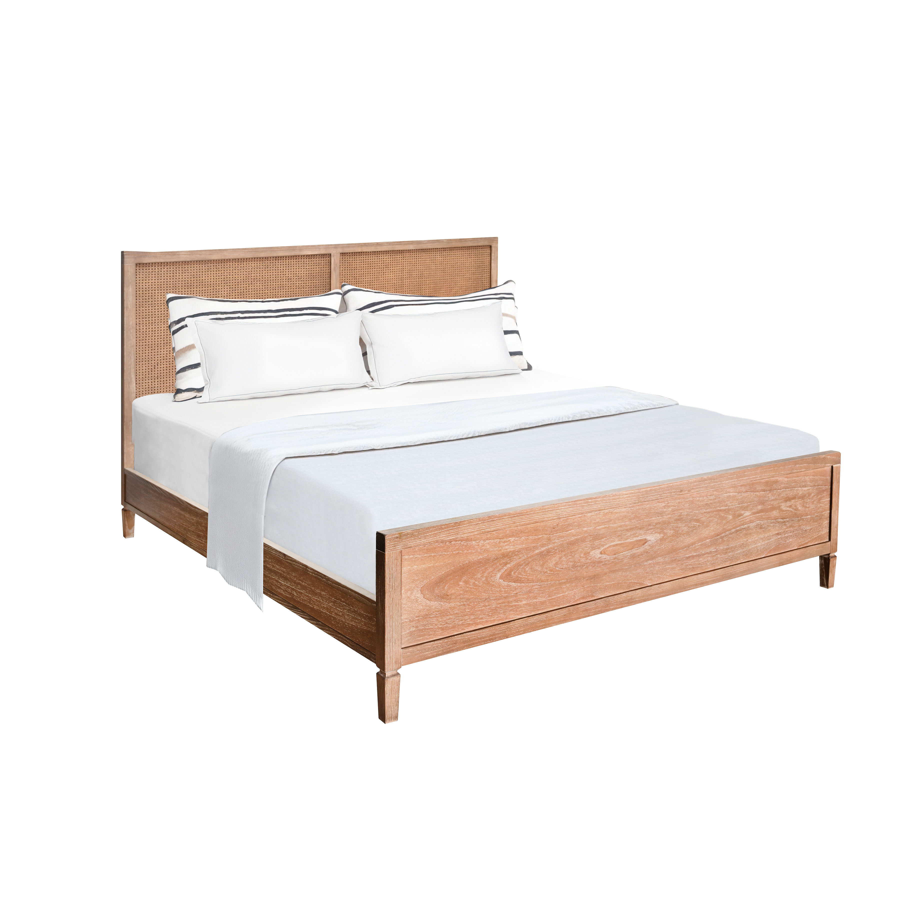 Millwood Pines Belinda Cane Queen Bed | Wayfair