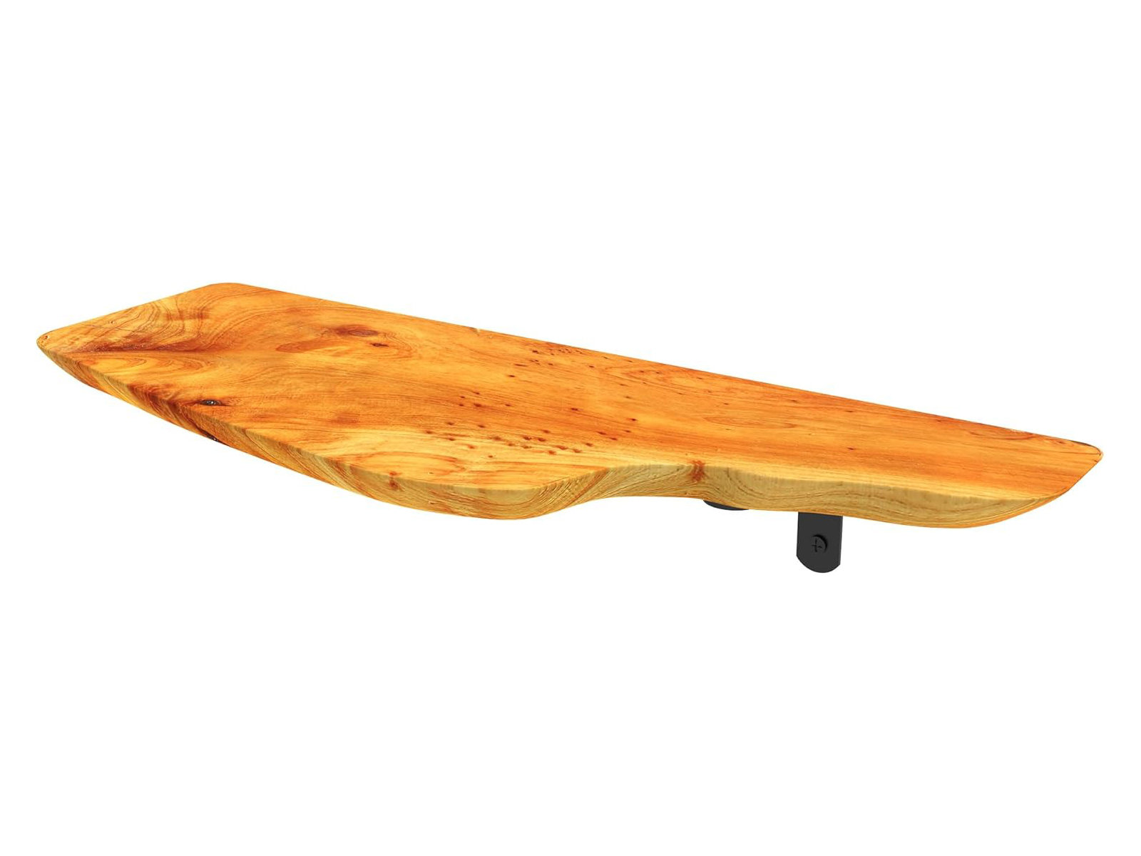 Loon Peak Handcrafted Live Edge Floating Shelf - Natural Fir Wood Wall ...
