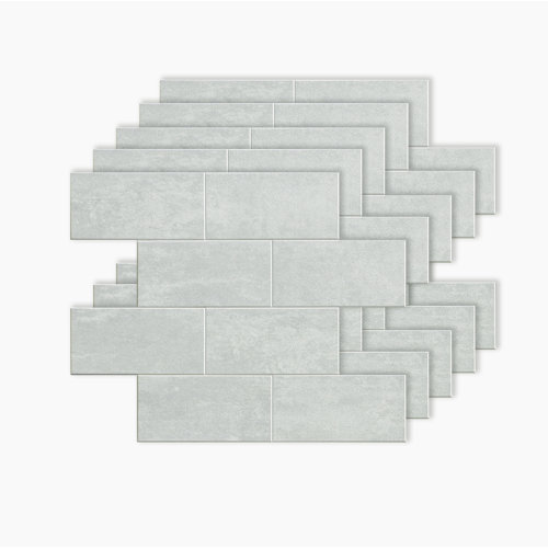 Colamo 12'' W x 12'' L Vinyl Peel and Stick Subway Tile | Wayfair