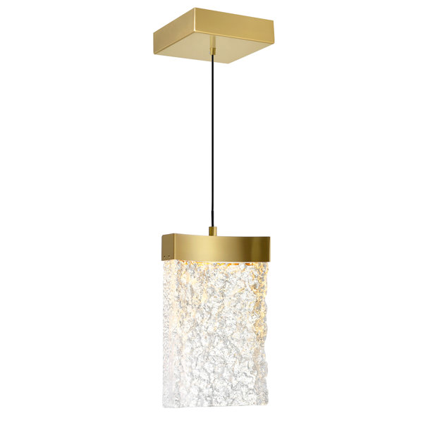 Everly Quinn Braxten 1 - Light LED Unique/Statement Pendant - Wayfair ...