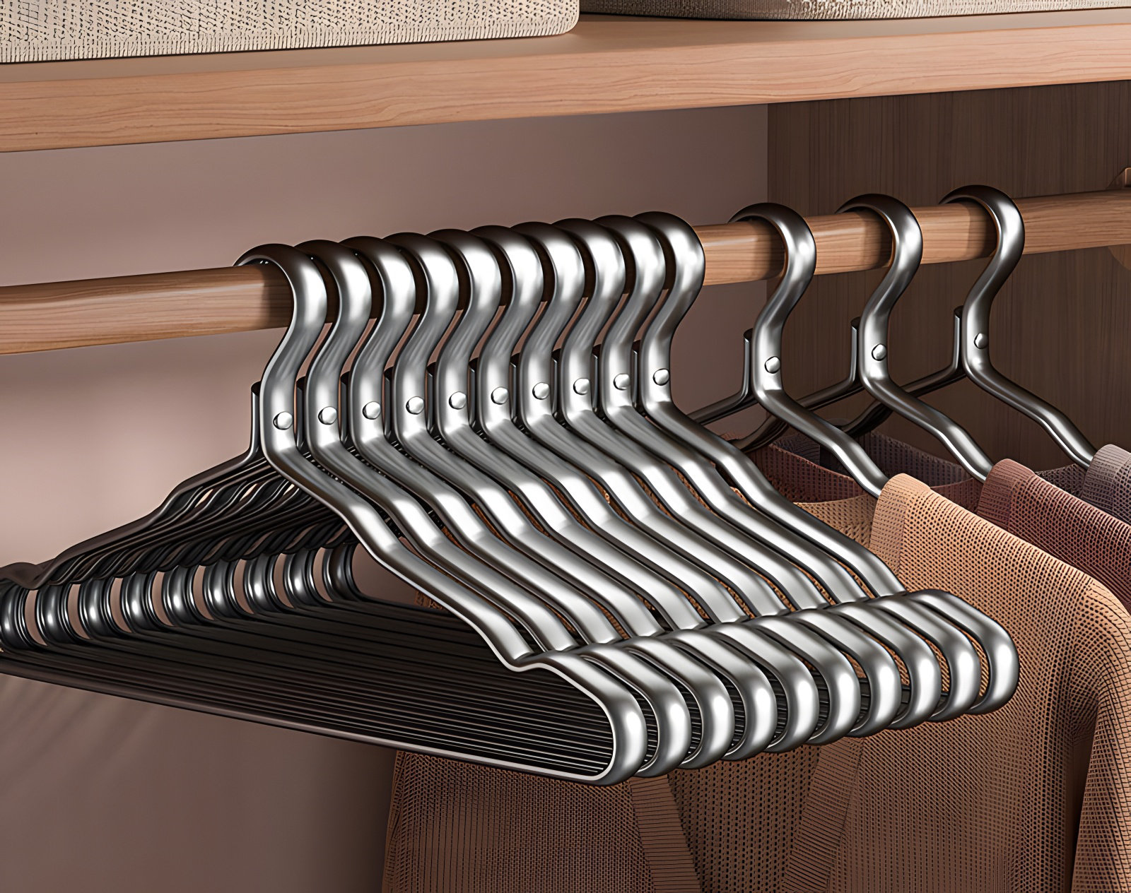 Rebrilliant Aluminum Alloy Clothes Hanger | Wayfair