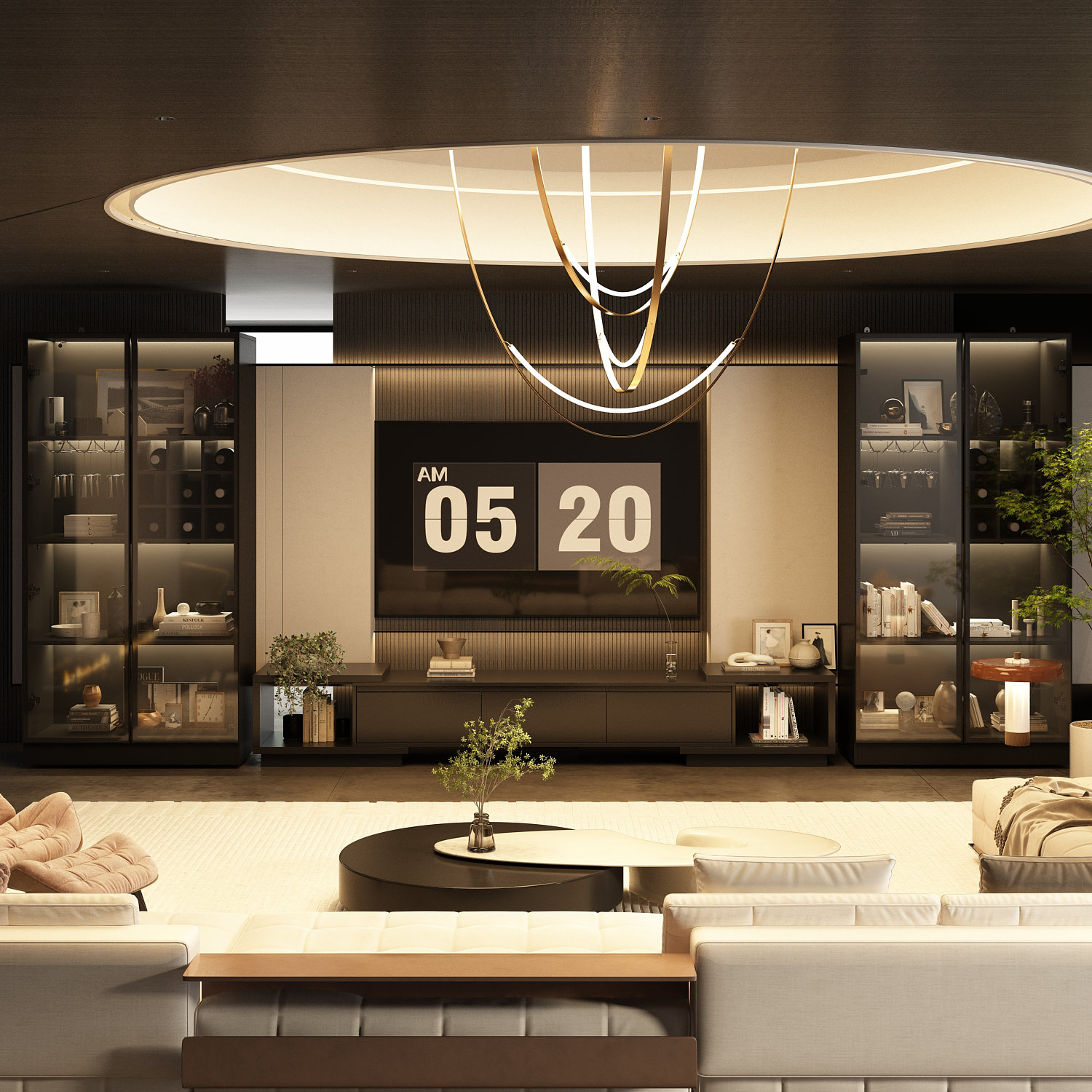 Wade Logan® Brisha Entertainment Center for TVs up to 88" | Wayfair