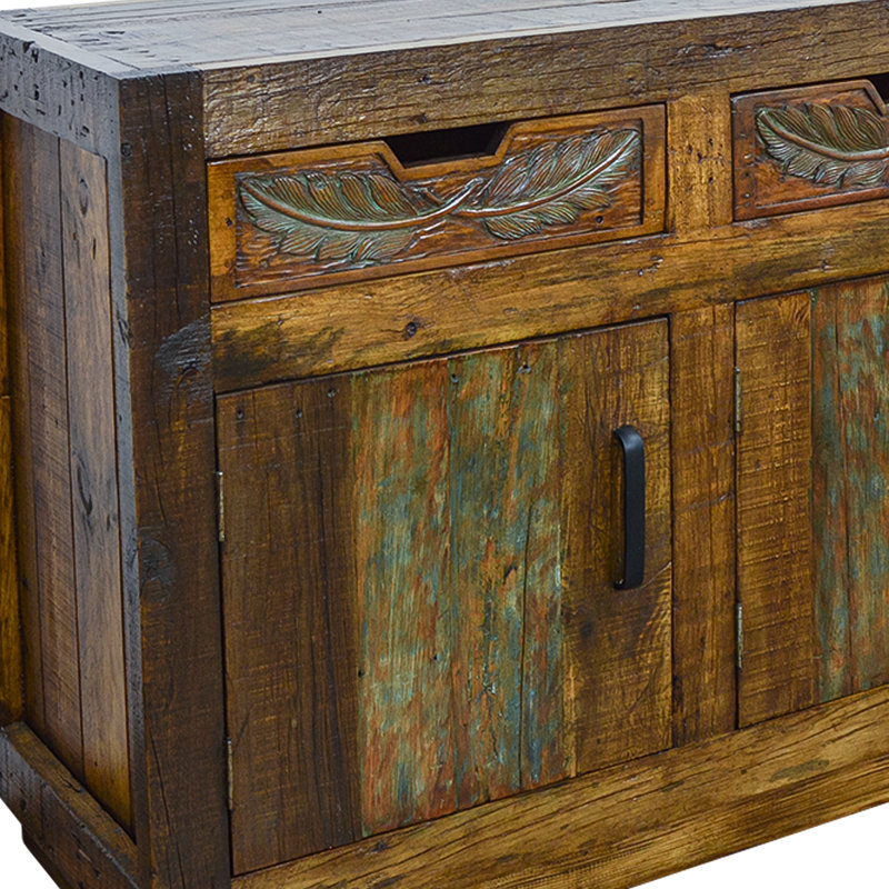 LMT Design Solid Wood Hand Carved Buffet | Wayfair