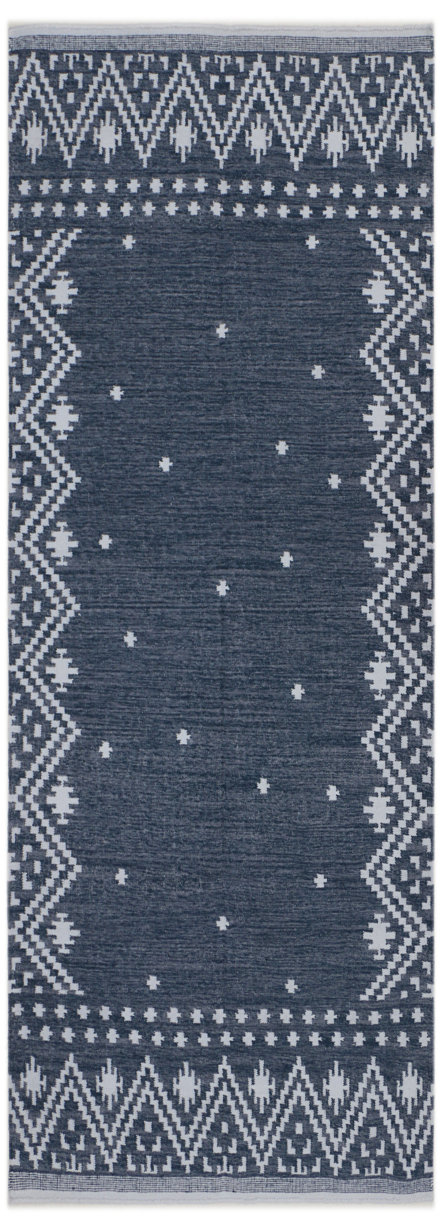 LOOMY Handwoven Indoor / Outdoor Area Rug in Dark Navy | Wayfair
