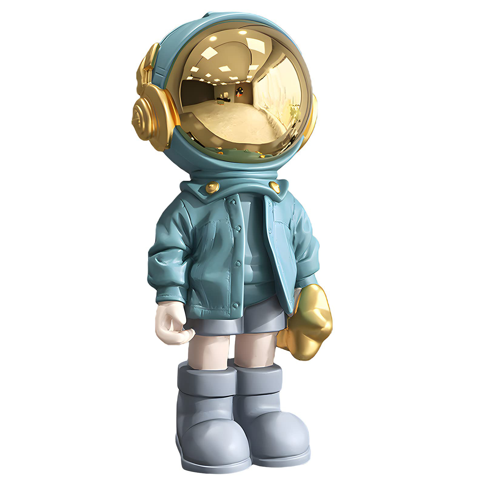 BOREJI Astronaut Statues Spaceman Sculpture Polyresin Arts Gifts | Wayfair