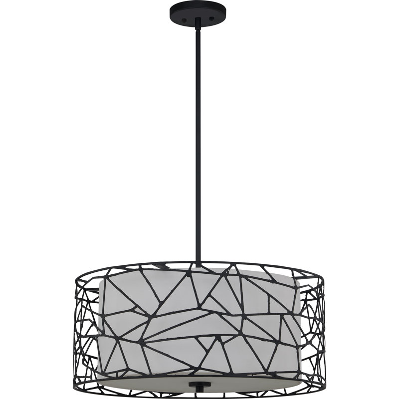 Wade Logan® Aylesworth 4 - Light Dimmable Drum Chandelier | Wayfair