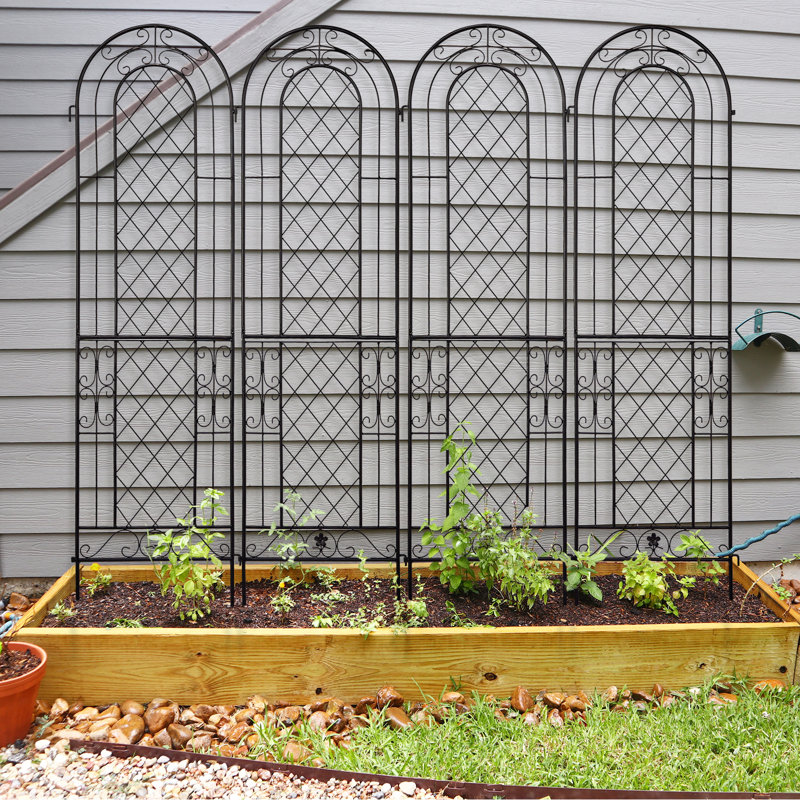 Winston Porter 2pcs 61 ''h Garden Trellises For Climbing Plants | Wayfair