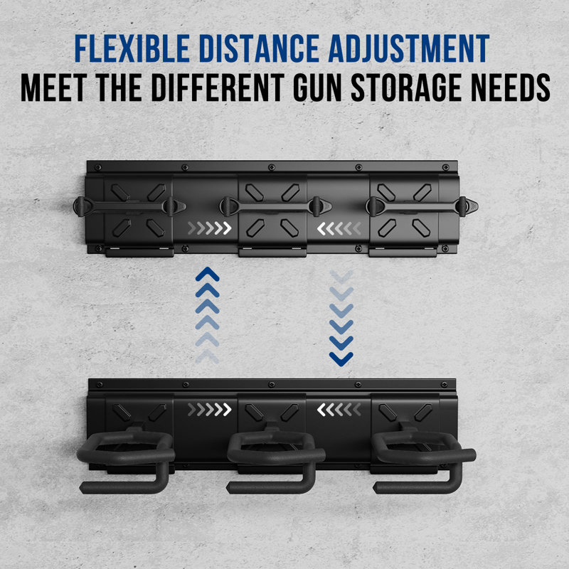 Blacksmith Gun Rack Wall Mount for Safety-conscious Individuals - 8 ...