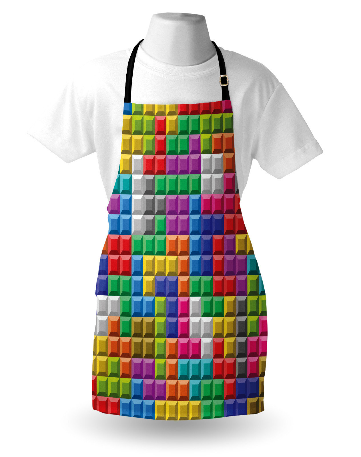 East Urban Home Geometric Shapes Bib Apron | Wayfair