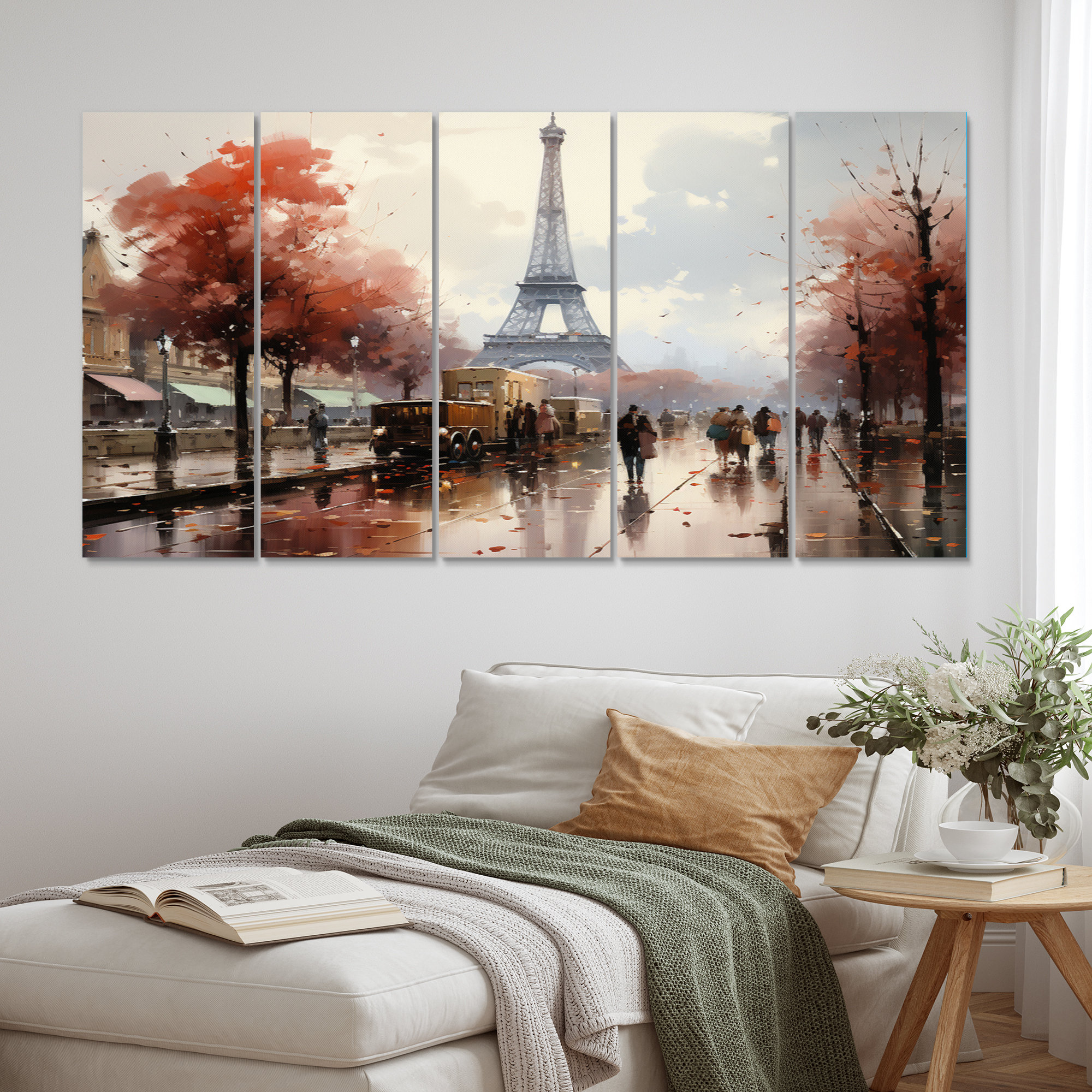 Winston Porter French Paris In 1945S On Canvas 5 Pieces Print | Wayfair