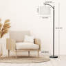 Ebern Designs Lyniah 62" Arc/Arched Floor Lamp with LED Bulb Included ...