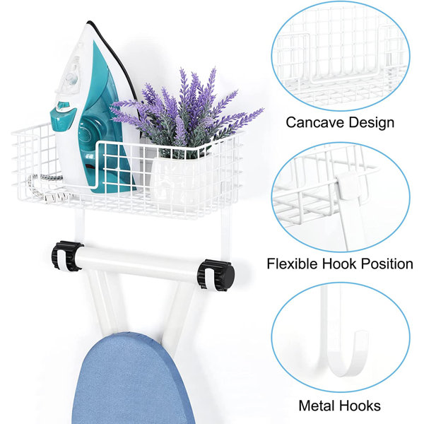 BTY Metal Wall Mounted Iron Holder & Reviews | Wayfair