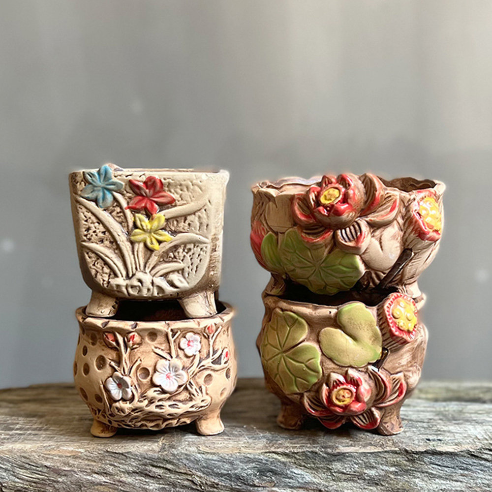 Winston Porter Pots For Plants With Drainage Holes - Wayfair Canada