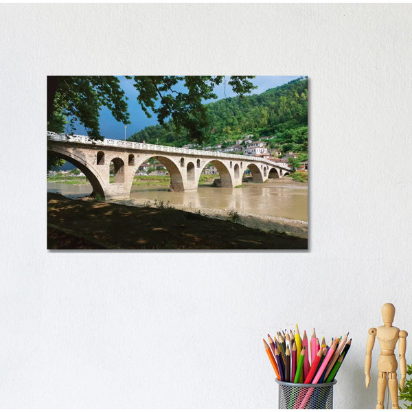 Latitude Run Stone Bridge Over River Osum, Berat, Albania by Keren Su ...