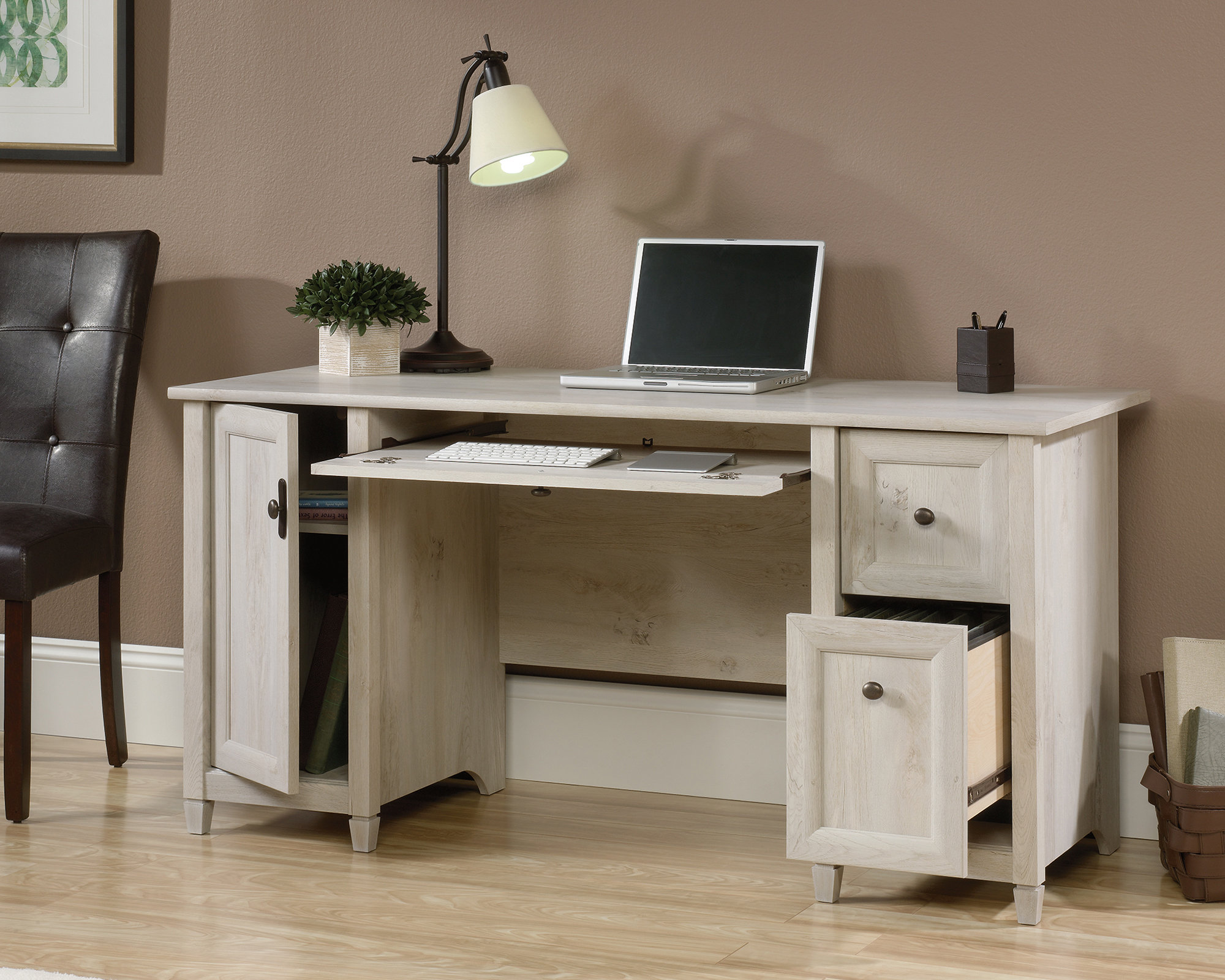 Crafters and Weavers Edge Water Computer Desk | Wayfair