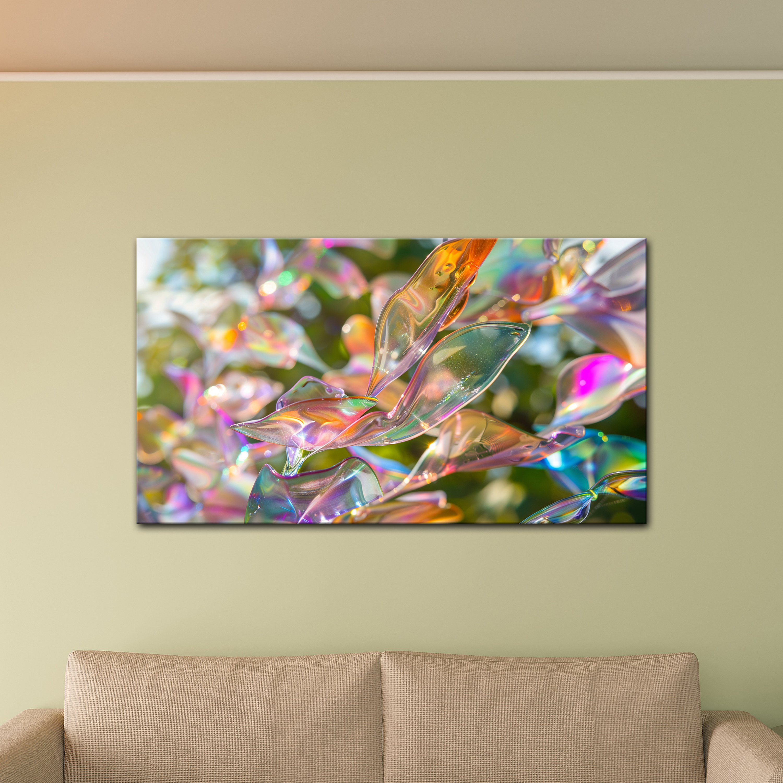 Ebern Designs Irisfract Cascade? by Genie's Poems - Print Wall Art Work ...