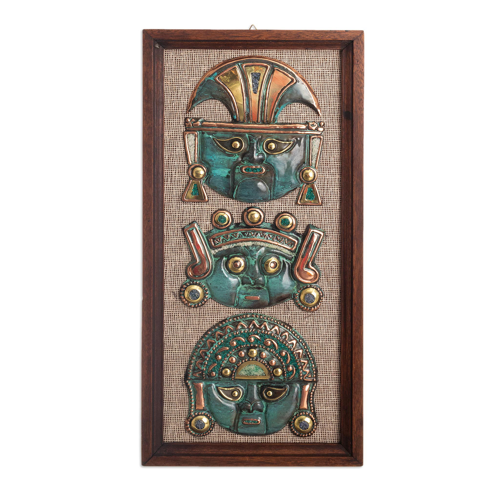 Trinx Handmade Pre-Inca Warriors Copper And Bronze Wall Art - Wayfair ...