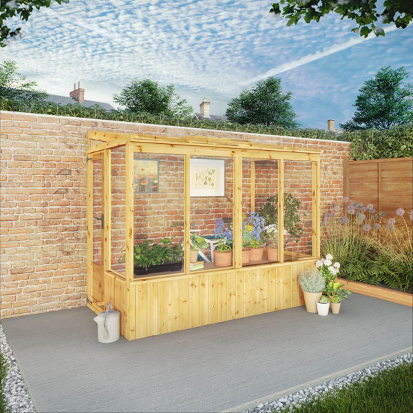 Mercia Garden Products Mercia Painted 8 x 4ft Premium Lean Too ...