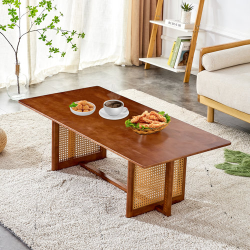 Brown Rectangle Coffee Tables You'll Love | Wayfair