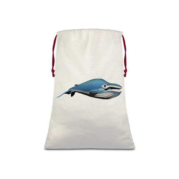 East Urban Home Sublimation Linen Drawstring Sack Fabric Laundry Bag ...