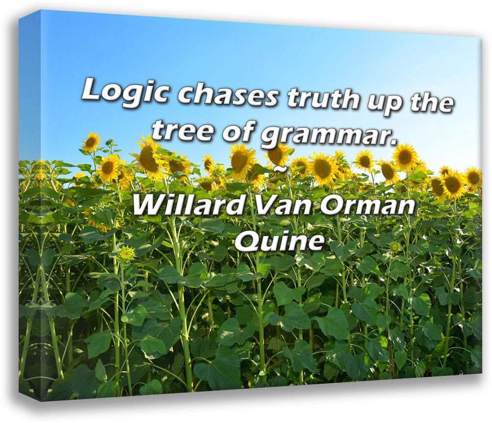 Ophelia & Co. Gallery Wrapped Canvas By Willard Van Orman Quine: "Logic ...