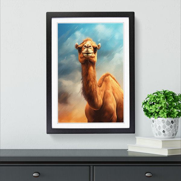 Natur Pur Camel Digital - Single Picture Frame Art Prints on Wood ...
