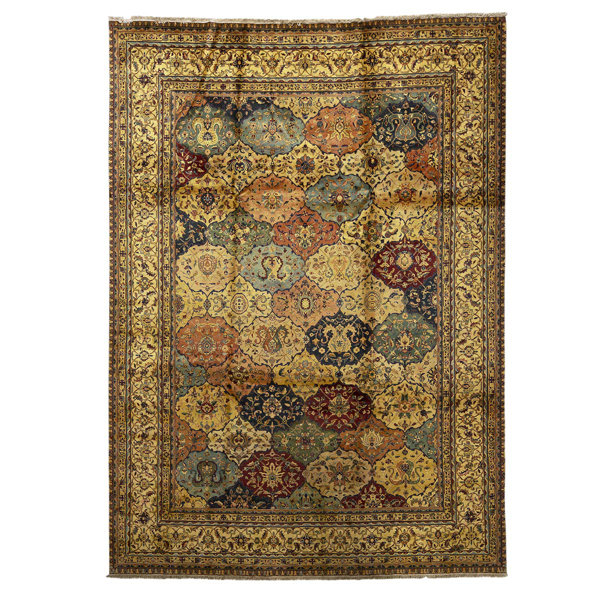 Bokara Rug Co., Inc. Rectangle Oriental Hand-Knotted 8'11" x 12'3" Wool ...