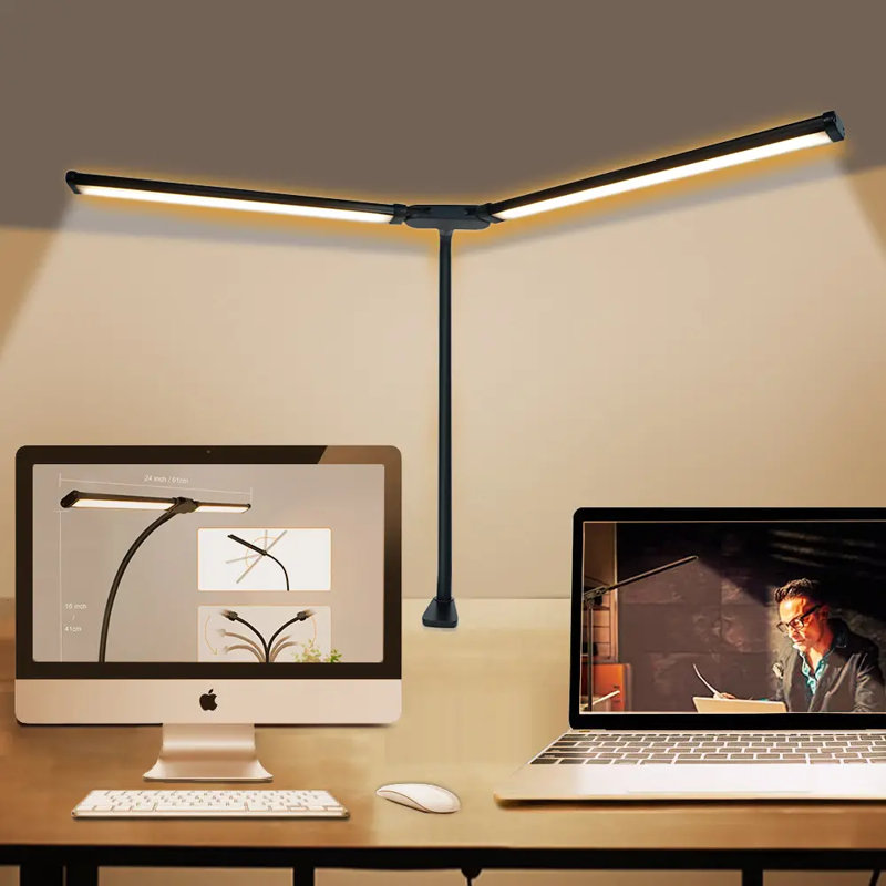 Ivy Bronx Double Headed LED Desk Lamp | Wayfair